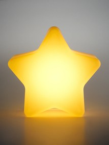 Sinsay - Nástěnná LED noční lampička ve tvaru hvězdy - žlutá