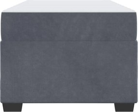 Rám postele s matrací Tmavě šedá 90 x 190 cm textil 3399261
