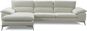 Pregio Italia sofa&relax Moderní rohová sedací souprava TOUCH Provedení: 2-místná MAXI +lehátko, Vzorník látek: tekno fibra 32 grey