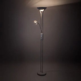 Brilagi - Stmívatelná stojací lampa SCARLETT 1xR7s/230W/230V + 1xG9/40W bílá