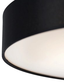 Chytré stropní svítidlo černé 40 cm včetně LED RGB - Taiko