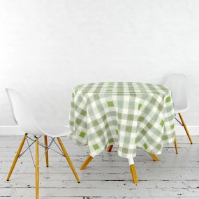 Ubrus PVC kulatý Fl-1353-03 – Kostka jara (různé velikosti)