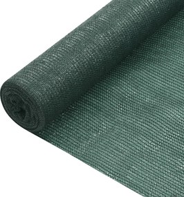 vidaXL Marketos Stínící tkanina zelená 3,6 x 25 m HDPE 75 g/m²