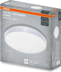 Osram - LED Stropní svítidlo CEILING LUXO LED/24W/230V pr. 38 cm stříbrná