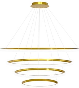Toolight Závěsné LED osvětlení Modern Circle D101 LHJ009-CP4 zlaté