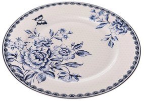 Porcelánový talíř Blue Rose, 19,5 cm
