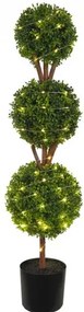 Umělé topiary Zimostrázové stromy, 121,9 cm