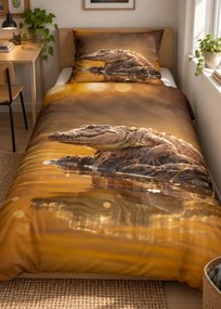 3d povlečení s krokodýlem - Crocodile Crocodile 140x200 cm