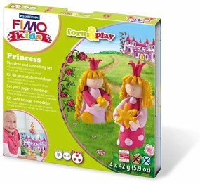 FIMO sada kids Form & Play Princezny, 4 x 42g