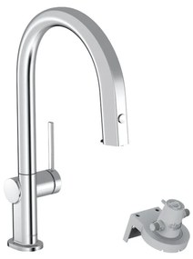 Hansgrohe Aqittura M91 - FilterSystem 210, vytahovací výtok, 1jet, sBox, chrom 76826000