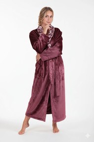 Župan s límcem Flora mauve wine 25 56 4853 - S