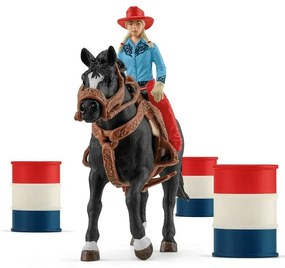 Schleich 42576 Kovbojský závod kolem barelů