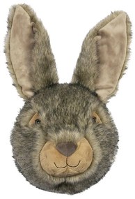 Nástěnná plyšová dekorace hlava králík Cuddly Rabbit - 39*20*47cm