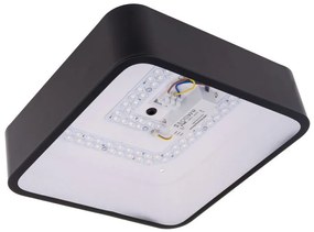 T-LED Černé LED stropní svítidlo hranaté 300x300mm 24W CCT