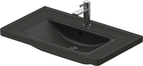 Duravit D-Neo - Umyvadlo 80x48 cm, s přepadem, otvor pro baterii, antracit 2367801300
