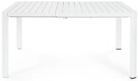 BIZZOTTO Rozkládací zahradní stůl KIPLIN 97/149x149 cm bílý