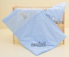 Scarlett Dětské povlečení 2dílné Méďa - modré 100 x 135 cm