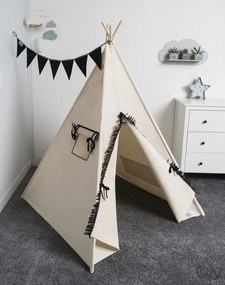 lovel.cz Dětský stan teepee Basic Black