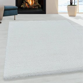 Kusový koberec Fluffy Shaggy 3500 white 200x290 cm