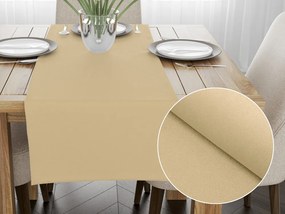Biante Dekorační běhoun na stůl BKS-404 Zlatavě pískový 20x140 cm