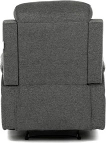 Polohovací křeslo šedé TV-4086 GREY2