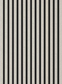 Mexen Lam-F, akustické stěnové lamely 275 × 31,5 cm, filc 6 mm, len šedý, S105-275317-2812-068