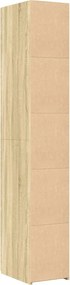 Skříň highboard dub sonoma 30 x 42,5 x 185 cm kompozitní dřevo 3281394