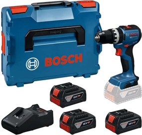 Bosch - 18V AKU vrtací šroubovák GSB18V-52, 3x aku 5,0 Ah Li-Ion, nabíječka 06019S0128