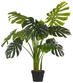 Umělá rostlina v květináči 113 cm MONSTERA PLANT Beliani