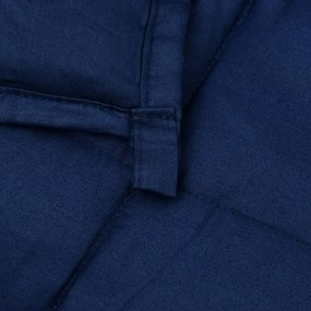 Zátěžová deka modrá 220 x 230 cm 15 kg textil 3154809