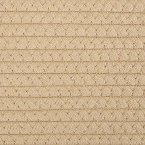 vidaXL Koš na prádlo a bílý Ø 60 x 36 cm bavlna [358475] Barva: Šedá a bílá