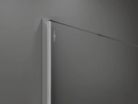 Mexen Kioto sprchová stěna Walk-in 120 x 200 cm, průhledná 8 mm, chrom - 800-120-101-01-00