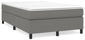 Box spring postel s matrací tmavě šedá 120x190 cm textil 3269684