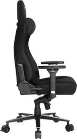 ULTRADESK Herní křeslo Throne černá / textil / 4D področky / 140 kg /