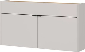 Krémová závěsná skříňka 110x57x22 cm Ameca – Germania