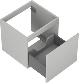 Mexen Orio, koupelnová skříňka 50 cm, 1 zásuvka, šedá matná, 91A10-05047-1-BF62