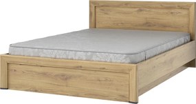 Postel 140x200 s roštem, úložným prostorem Sapori dub navarra