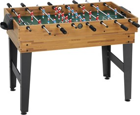 herní stůl 13 v 1, stolní fotbal, šachy, kulečník, stolní tenis a další, MDF, plast, ořech