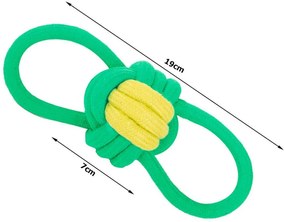 Przyjaciele Hračka pro psy žvýkání přetahování lano silné dlouhé