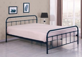 Kovová postel Donasi 120x200 cm černá