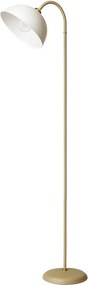 Stojací lampa Zack, 1x bílé PVC stínítko, be