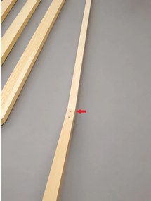 Bílá domečková dětská postel s roštem 90x200 cm Tipi - II. jakost – Vipack