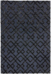 Černý  koberec Doons Black Trellis Rozměry: 120x170 cm