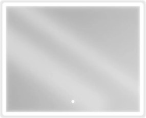 Mexen Navia, LED koupelnové zrcadlo s podsvícením 100 x 80 cm, 6000K, ochrana proti zamlžování, 9803-100-080-611-00