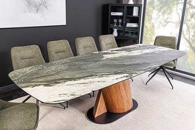 Rozkládací jídelní stůl s keramickou deskou Garland taupe šedá 180-260cm