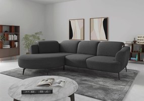 XXXLutz ROHOVÁ SEDAČKA, textil, tmavě šedá Sit & More - Sedací soupravy - 000144018507