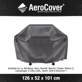 Obal na plynový gril S 126x52xH101 cm Aerocover
