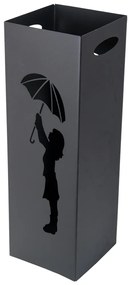 Kovový stojan na deštníky Rain2, 60x20 cm