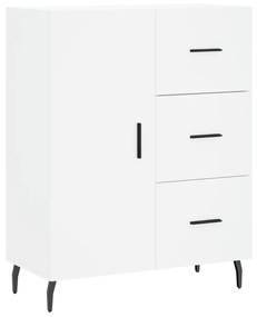 Skříň highboard bílá 69,5 x 34 x 180 cm kompozitní dřevo - Default Title