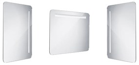 Nimco Koupelnové podsvícené LED zrcadlo, 800x600 mm zaoblené (ZP 2003)